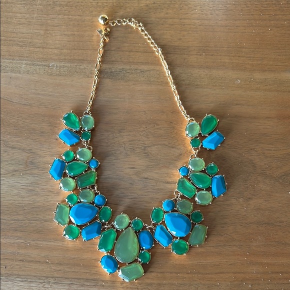 kate spade | Jewelry | Kate Spade Elegant Green And Blue Statement ...